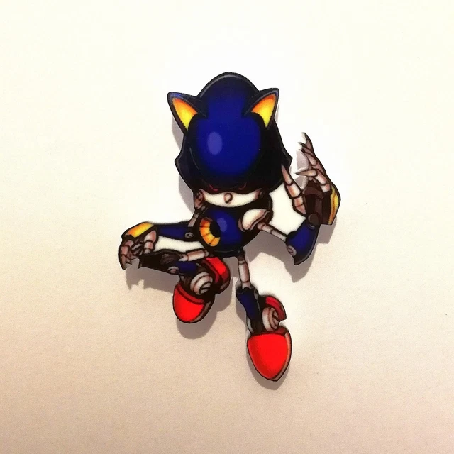 METAL SONIC - Sonic the Hedgehog Pin Badge £2.50 - PicClick UK