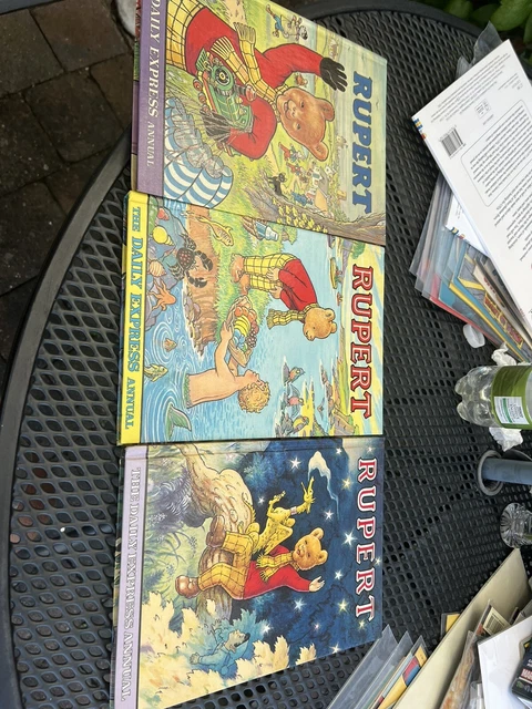 RUPERT BEAR ANNUALS Daily Express Unclipped 1975, 76 & 79 EUR 17,29 ...