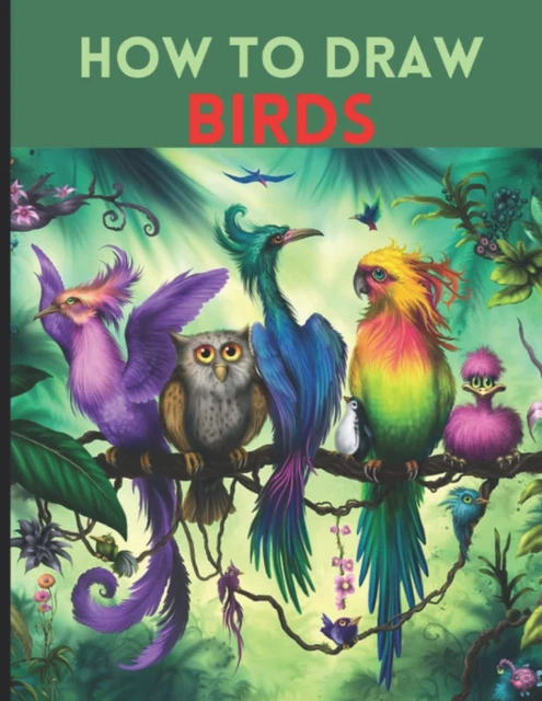 HOW TO DRAW Birds: An easy techniques and drawing guide for Step £5.37 ...