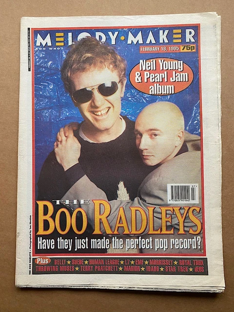 BOO RADLEYS MELODY Maker Magazine Feb 18 1995 - Boo Radleys Cover ...