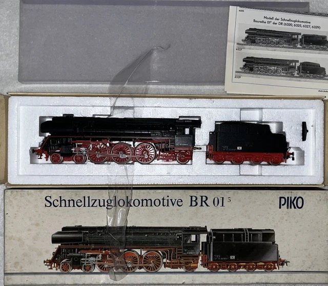PIKO H0 5/6325 Dampflok Schlepptenderlok BR 01 1518-8 DR EUR 60,00 ...