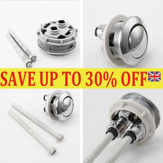 38MM-REPLACEMENT DUAL FLUSH Push Button Toilet Cistern Water Saving ... 38MM-REPLACEMENT DUAL FLUSH Push Button Toilet Cistern Water Saving ...