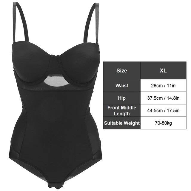 BODY SHAPING WOMEN Shapewear With Bra Slimming Adjustable Shoulder ...