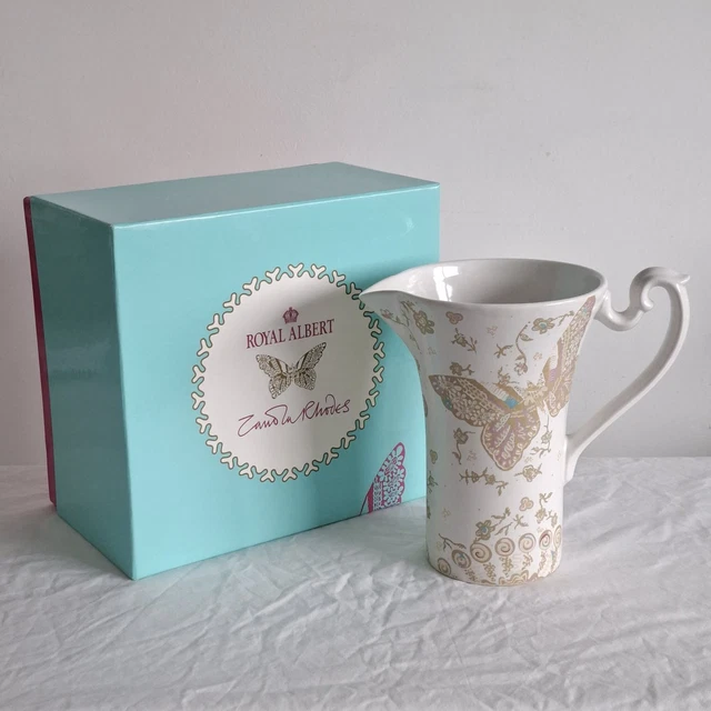 ROYAL ALBERT ZANDRA Rhodes Lily Jug My Favourite Things Boxed Vintage £ ...
