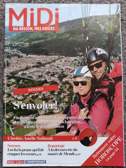 AMÉLIE NOTHOMB - Magazine Midi Septembre 2024 EUR 5,00 - PicClick FR