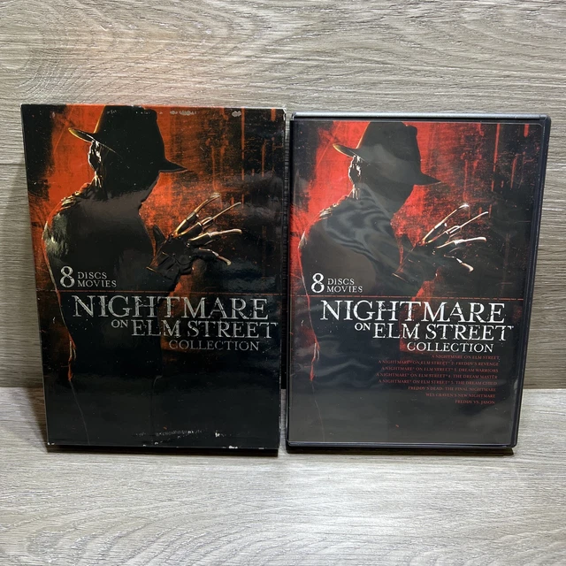 NIGHTMARE ON ELM Street Collection DVD 8 Disc Box Set W/Slip Cover ...