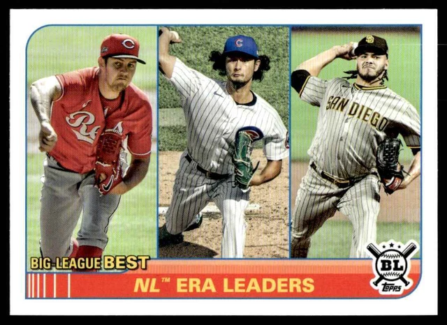 2021 TOPPS BIG League Dinelson Lamet/Yu Darvish/Trevor Bauer Chicago ...