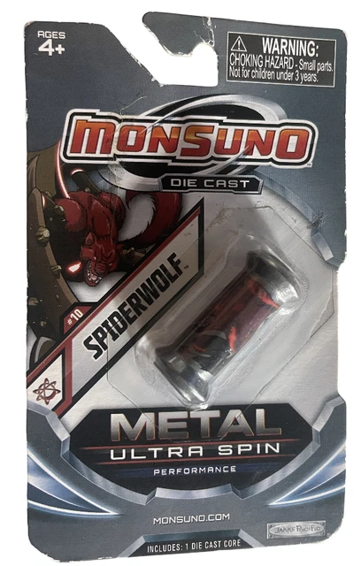 MONSUNO METAL FUNDIDO Ultra Giratoria Rendimiento Core Spiderwolf #10 ...