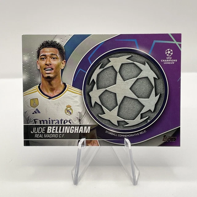2023-2024 RELIC TOPPS Champions League Jude Bellingham *Prodotto nuovo ...