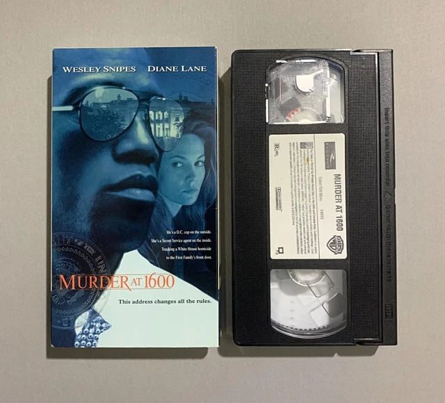 (VHS, 1997) MURDER at 1600 - Wesley Snipes, Diane Lane, & Alan Alda £7. ...