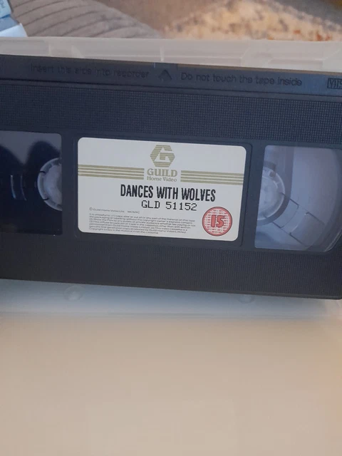 VINTAGE VHS VIDEO 1990s Dances With Wolves Kevin Costner £5.45 ...