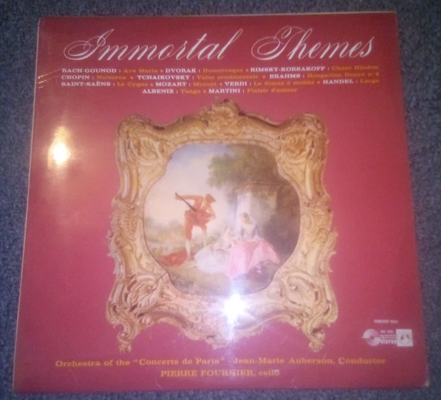 IMMORTAL THEMES - Pierre Fournier, violoncelle vinyle LP - Dvorak ...
