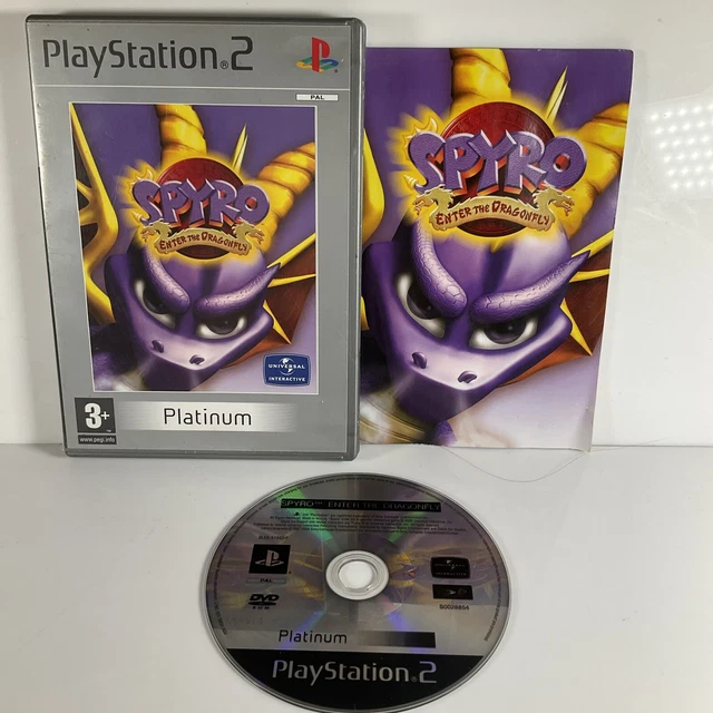 SPYRO: ENTER THE Dragonfly [Platinum] (PS2) PlayStation 2- Complete $20 ...