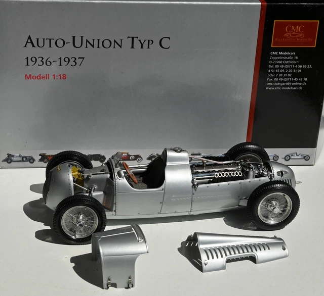 1/18 CMC AUTO UNION TYPE C 1936-1937/no minichamps EUR 299,00 - PicClick FR