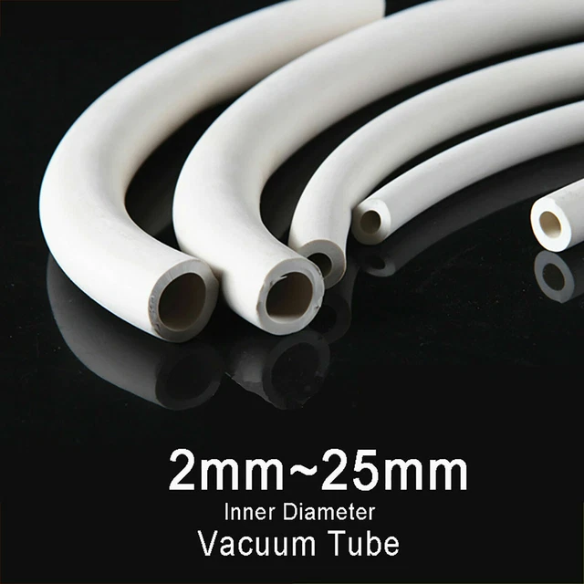 WHITE RUBBER / Vacuum Tube Laboratory Hose Pipe High Quality Inner Dia ...