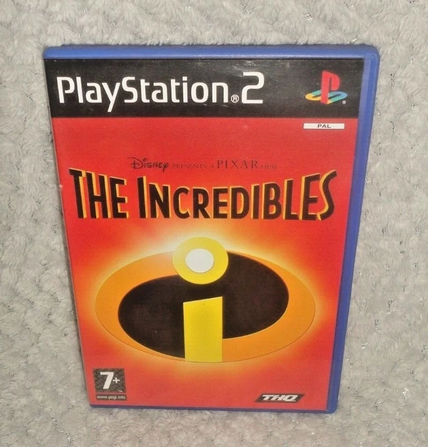 THE INCREDIBLES PS2 Game Disney Pixar Animated Movie Video Game ...