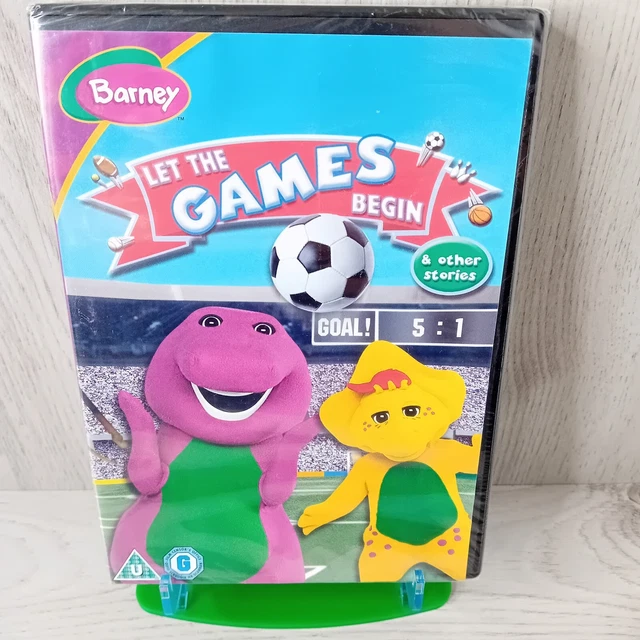 BARNEY LET THE Games Begin Dvd - New Factory Sealed - Rare Retro 2006 ...
