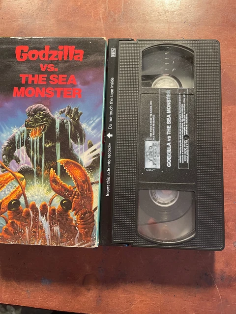 GODZILLA VS. THE Sea Monster VHS Video Tape Used Video Treasures Horror ...