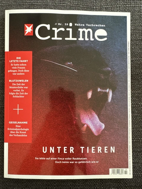 STERN CRIME NR. 59 Wahre Verbrechen Februar/März 2025 EUR 3,35 ...