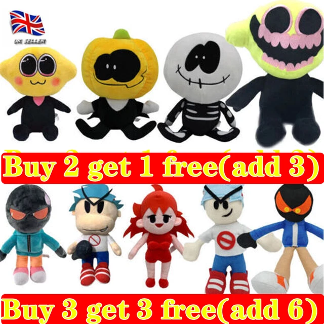 FRIDAY NIGHT FUNKIN Plush Toy FNF Spooky Month Skid Pump Stuffed Toy ...