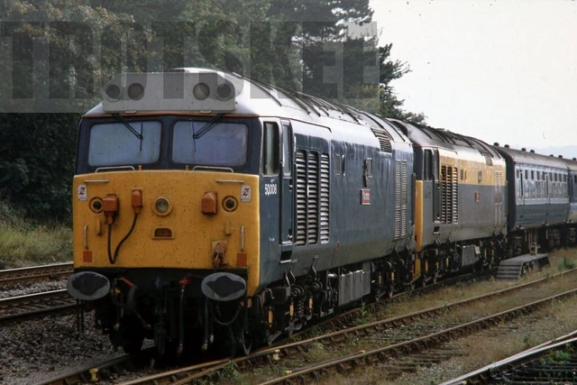 35MM SLIDE BR British Railways Diesel Loco Class 50 50008 Hereford 1991 ...