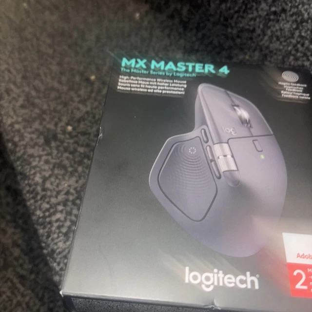 LOGITECH MX MASTER 4 High Performance Wireless Mouse - New Black £105. ...