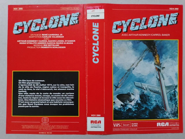 JAQUETTE VHS - Cyclone - Vhs Sleeve - Rene Cardona Jr EUR 7,00 - PicClick FR