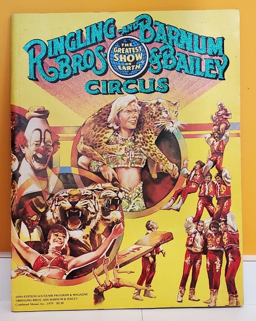 1979 109TH EDITION Ringling Bros. and Barnum & Bailey Circus Program w ...
