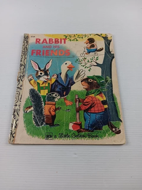RABBIT AND HIS friends little golden book-- 6th printing 1978 EUR 5,69 ...
