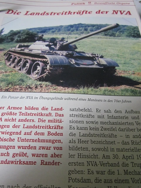 DAS WAR DIE DDR N Politik Bewaffnete Organe Die Landstreitkräfte der ... DAS WAR DIE DDR N Politik Bewaffnete Organe Die Landstreitkräfte der ...