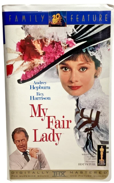 MY FAIR LADY: Audrey Hepburn & Rex Harrison, VHS 1996 £1.79 - PicClick UK