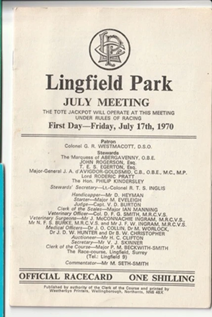 Race Cards, Horse Racing Memorabilia, Sports Memorabilia - PicClick UK