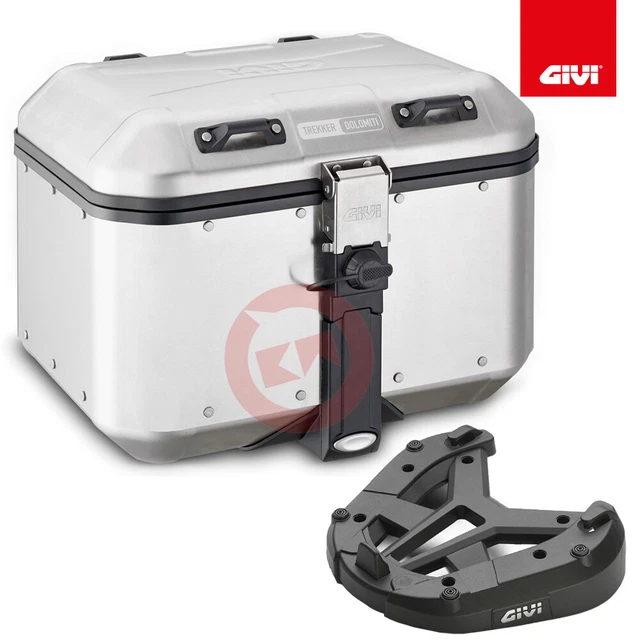 GIVI TOP-CASE DOLOMITI 46L DLM46A + Set Plaque 2140FZ M7 Yamaha MT-07 ...