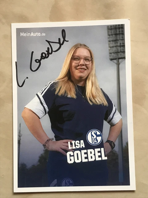 LISA GOEBEL FC Schalke 04 Autogrammkarte orig signiert Fußball #5650 ...
