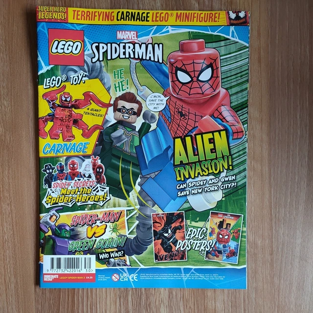 LEGO MARVEL SPIDERMAN comic magazine ISSUE 2. Magazine only £1.48 ...