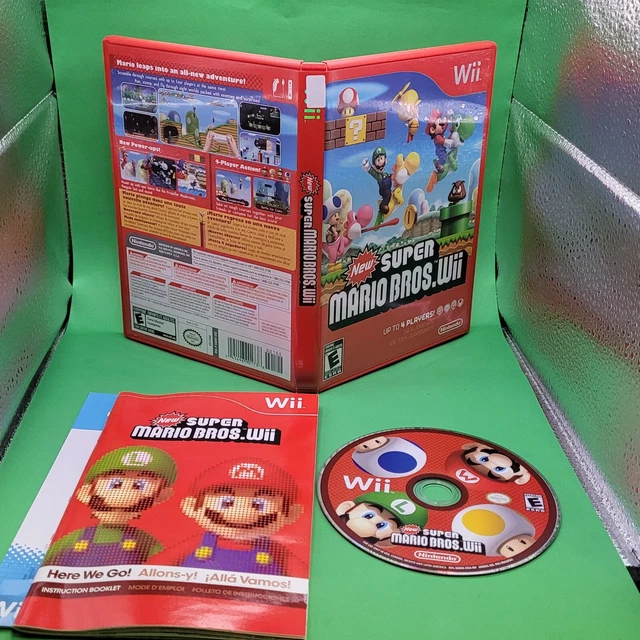 NEW SUPER MARIO Bros. Wii (Nintendo Wii, 2009) Complete CIB $34.99 - PicClick CA
