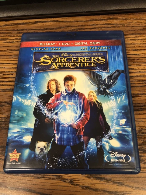THE SORCERERS APPRENTICE (Blu-ray/DVD, 2010, 3-Disc Set, Includes ...