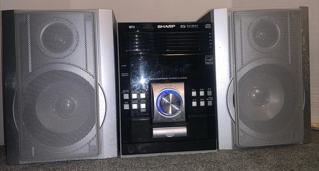 SHARP MINI STEREO System 5 CD Player / MP3 / Video / Aux / USB Model XL ...