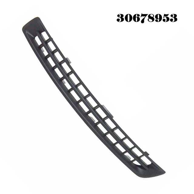 BLACK PATING ABS Front Bumper Lower Grille Grill Cover Trim 30678953 ...