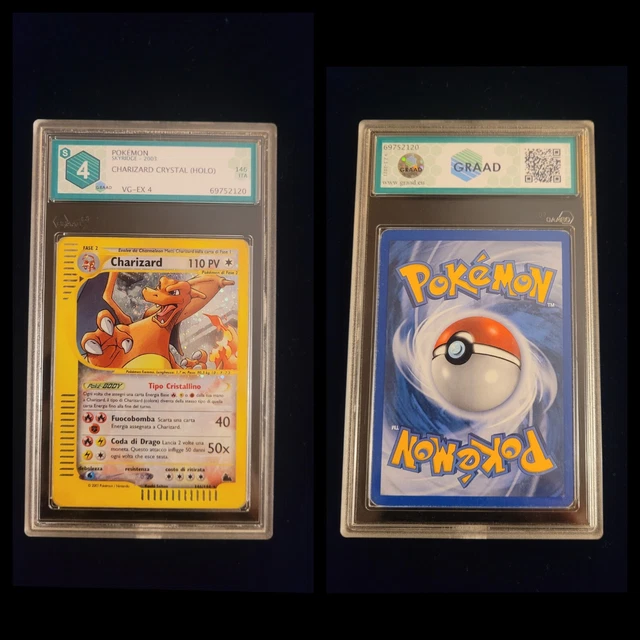 POKÉMON CARD - Charizard Crystal HOLO - 146/144 Skyridge - PSA 4 - ITA ...