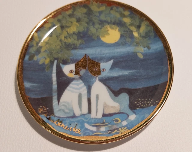 GOEBEL MINITELLER ROSINA Wachtmeister Amici della Luna, Dekoteller, 10 cm EUR 12,00 - PicClick DE