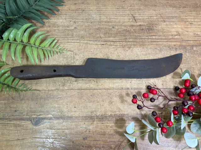 ANTIQUE VINTAGE ENGLISH Made Billhook Sickle Slasher Farming Garden ...