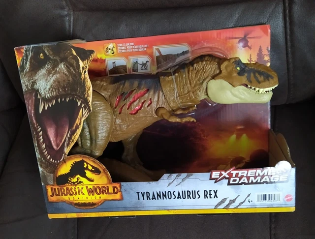 JURASSIC WORLD EXTREME Damage Tyrannosaurus Rex Dinosaur Figure £6.00 ...