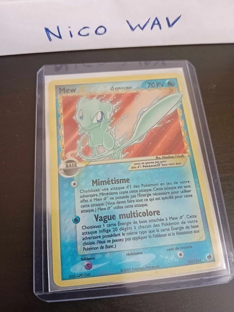 CARTE POKÉMON MEW Star 101/101 - FR ile des dragons EX EUR 400,00 ...