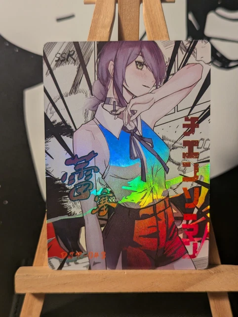 REZE - SSR Chainsaw Man Waifu Girl Anime Holo Foil Cards Super Rare CCG ...