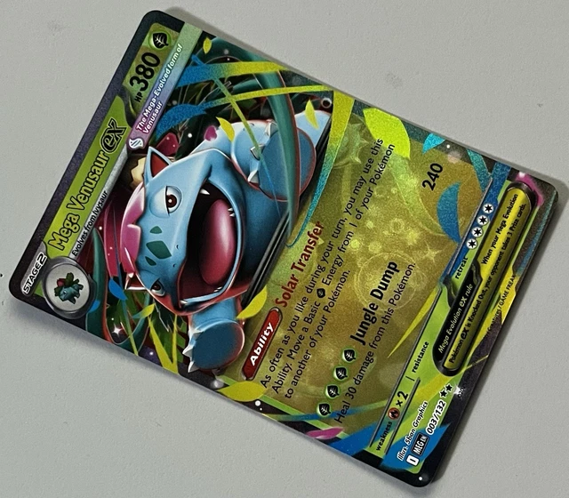 POKÉMON MEGA EVOLUTION Mega Venusaur ex Stage 2 Double Rare HoloFoil ...
