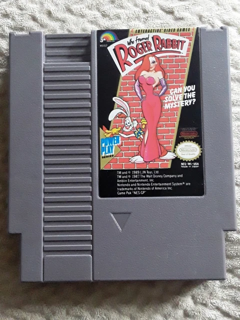 WHO FRAMED ROGER Rabbit (Nintendo Entertainment System NES) Video Game ...