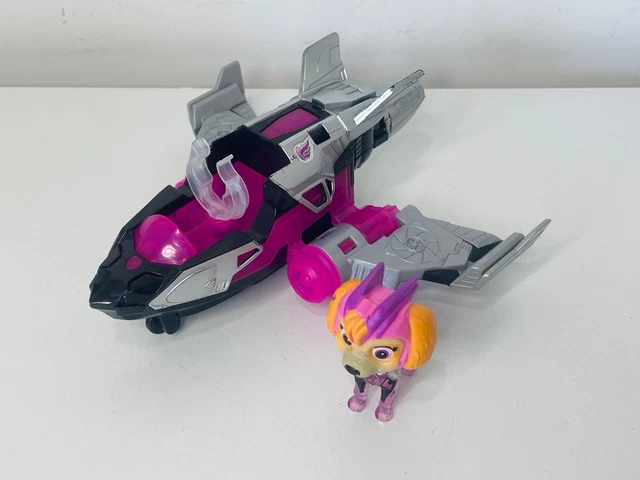 PAW PATROL MIGHTY Super Paws Skye Deluxe Transforming Vehicle Lights ...
