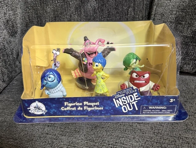 DISNEY PIXAR INSIDE Out Figure Toy 6 Pc Set Joy, Sadness, Anger Box ...