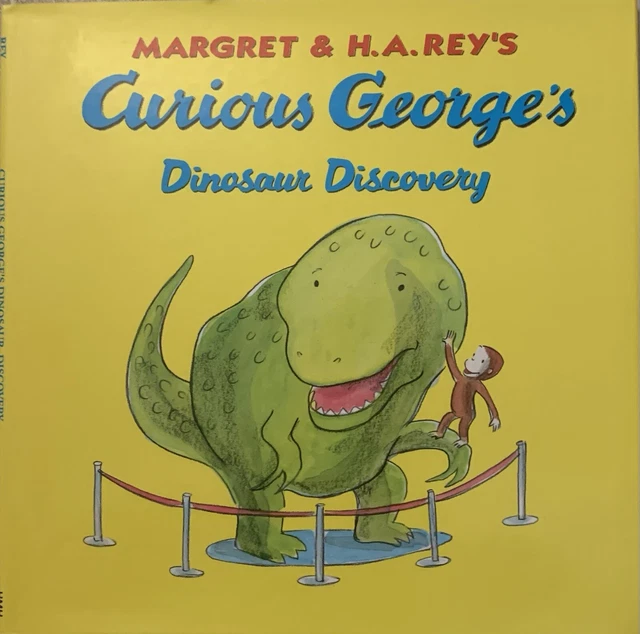 CURIOUS GEORGE’S DINOSAUR Discovery Book With Dust Jacket 1st Editon ...